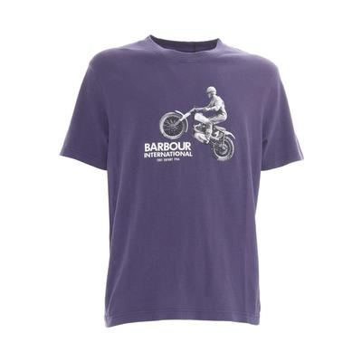 Barbour 男士 SS25 T恤 International 圖案印花圓領 T 卹