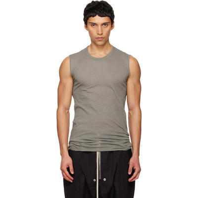 Rick Owens 男士 背心 灰色 Temple Basic SL 背心