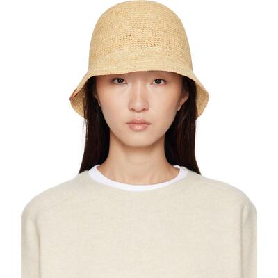 Staud 女士 渔夫帽 驼色 Meyers Crochet