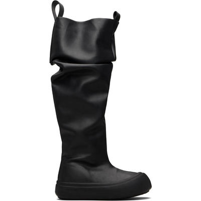 Yume Yume 男士 切尔西靴 黑色 Fisherman 高筒靴