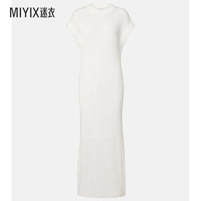 Varley 女款Cheston 网眼提花棉质长款连衣裙 迷衣时尚