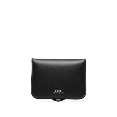 A.P.C. 男士 FW26 钱包 PORTE-MONNAIE JOSH 黑色牛皮