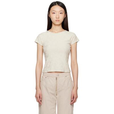Paloma Wool 女士 T恤 灰白色 Fabri