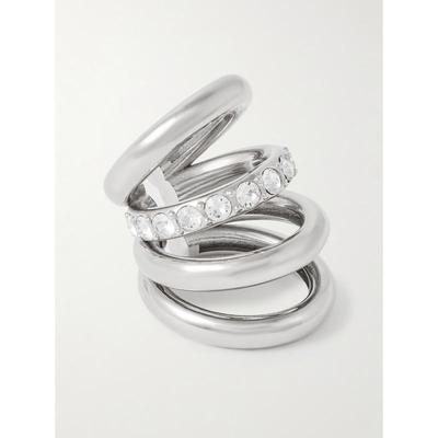 Rabanne 女士 FW25 耳环 Paco 華麗耳夾