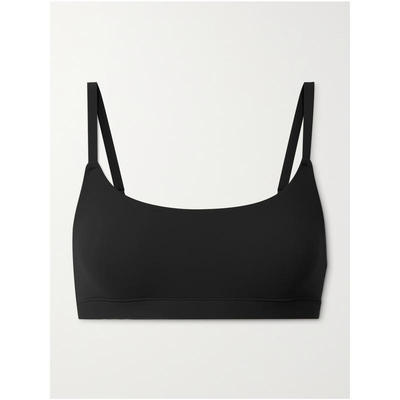 SKIMS 女士 CO 文胸 Fits Everybody - Onyx 圆领比基尼内衣