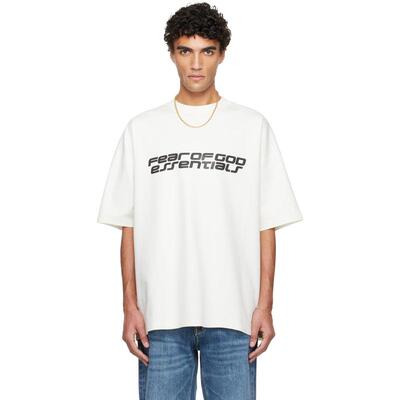 Essentials 男士 T恤 灰白色 Holiday 系列 Ponte 90s