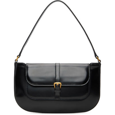By Far 女士 单肩包 黑色 Miranda Semi Patent Leather