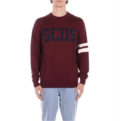 GCDS 男士 FW26 上衣 徽标常规套头衫