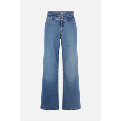 Federica Tosi 女士 SS26 牛仔长裤 double-waist 牛仔裤