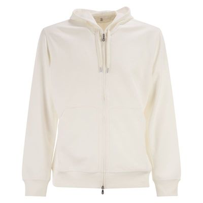 Brunello Cucinelli 男士 SS26 卫衣 拉鍊抽繩連帽衫