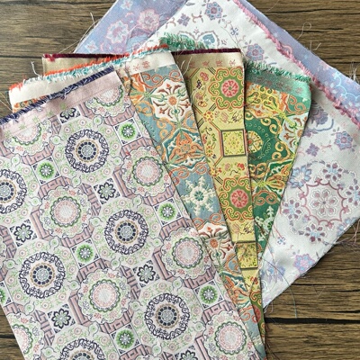 宋锦陆美英宋锦布料刀口布布料