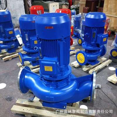 IHG100-250IA单级单吸管道离心泵11kw立式不锈钢单级管道泵