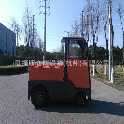 全电动封闭驾驶室牵引车物料运货车工厂仓库机场拉货牵引车头拖车