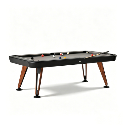 Vetro Lusso/高端家用台球桌美式黑八花式九球实木桌球台标准型