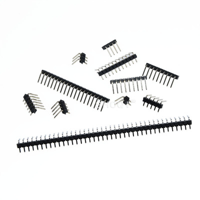 单排针 铜针弯针 2.54mm间距 1*1p2P3P4P5P6P7P8P10P12P20P-1X40P