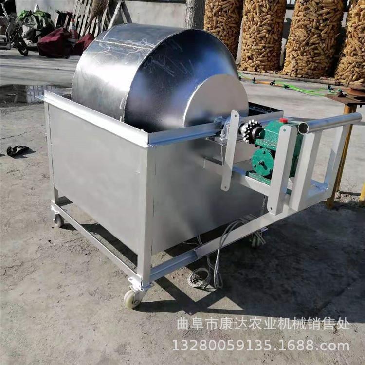 金银花小型烘炒机器50斤电加热花生大豆炒货机花椒八角翻炒机