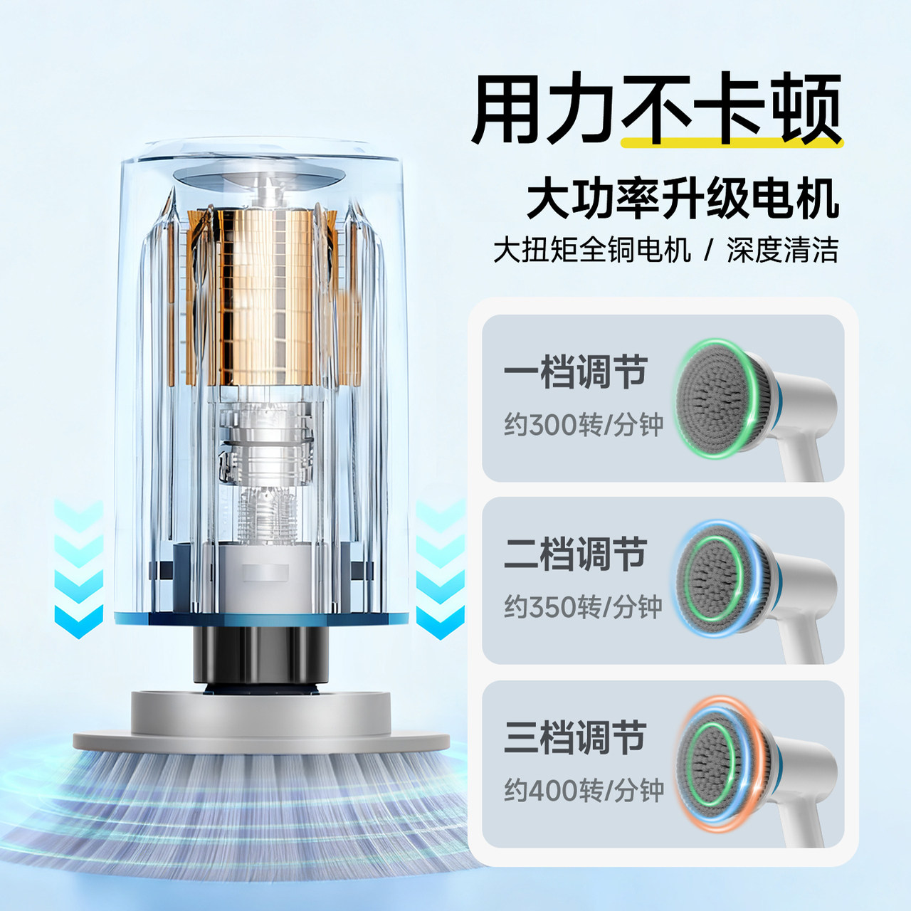 电动清洁刷多功能家用厨房自电动刷子鞋刷动清洗鞋器刷地机洗碗刷