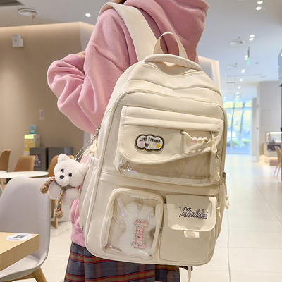 多隔层学生书包娃包痛包双肩背包