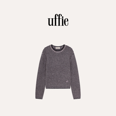 UFFIE于绘 条纹针织毛衣
