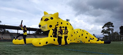 15米豹子风筝大型软体风筝充气风筝kite pendant
