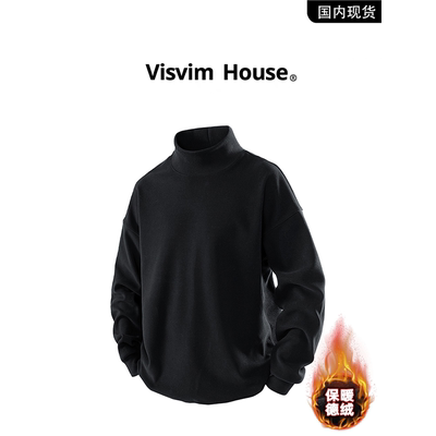 VISVIM冬季保暖卫衣半高领打底衫