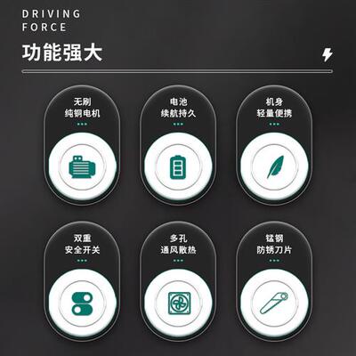 极速阿达力e电动修剪机锂电家用揹负式绿化园林专用充电式剪茶叶