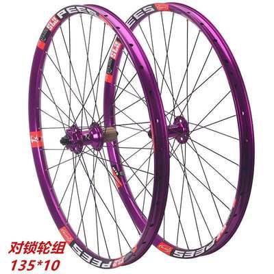 180响锐杰逊RUJIXU对锁土坡车单速轮组2627.5寸配16T飞轮5培林