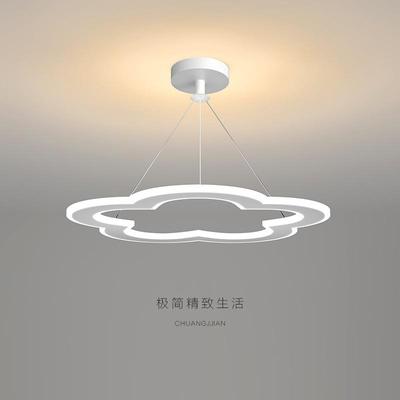 现代简约花朵卧室吊灯网红少女儿童房主创意温馨浪漫房间护眼灯具
