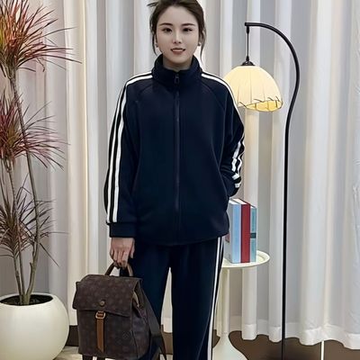 男女同款海豚绒6代加绒运动套装