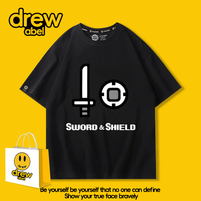 怪物猎人联名T恤男Monster Hunter衣服短袖夏季网眼宽松潮流潮牌