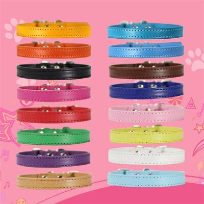 极速Hot Sale Cat Accesories Multicolor PNU Leather Safety