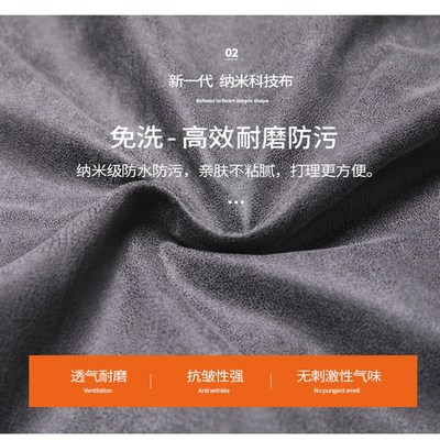 美式单人沙发布艺椅子简约北欧小户型客厅卧室阳台科技布皮布沙发