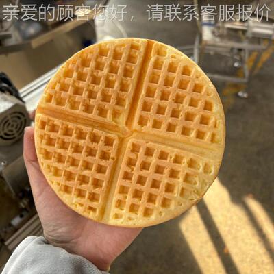 全自动华夫饼778设备四注糊大量 产格仔饼 机状形可定华夫饼机器