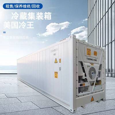 租赁20RF40RH冷藏集装箱美国冷王海运冷冻货柜防漏可移动改装