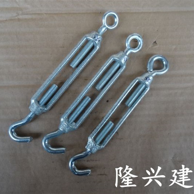 新品镀锌花篮螺丝花蓝螺丝花兰螺丝z钢丝绳收紧器开体花蓝M8M10M2