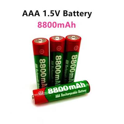新品2022 New 1.5V AAA rechargeable battery 8800mah AXAA 1.5V