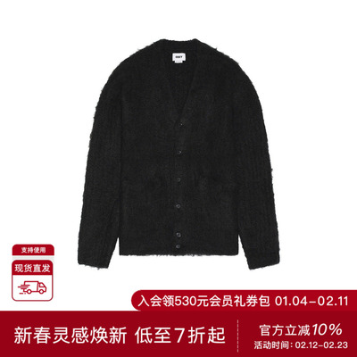Obey 开衫 休闲时尚潮流男REVOLVE  黑色冬季保暖