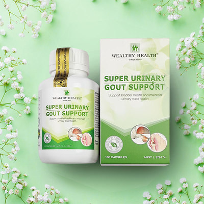 WealthyHealth澳洲富康芹菜籽西芹籽野樱桃尿酸灵抗菌酸立清100粒