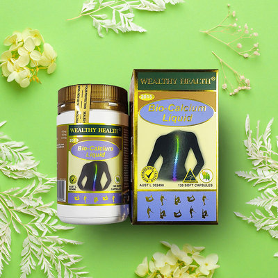 WealthyHealth富康液体钙维D软胶囊120粒