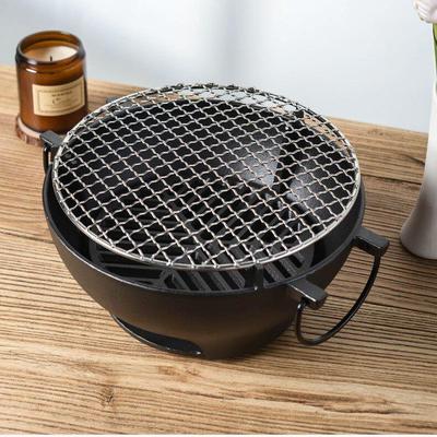 铸铁围炉炭炉生铁碳烤炉子炭烧烤炉火锅铁炉家庭炭火炉烧炭烤肉炉