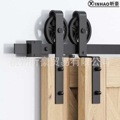 大轮bypass单轨道双排门重叠门移门吊轮吊轨谷仓门吊轨谷仓门五金