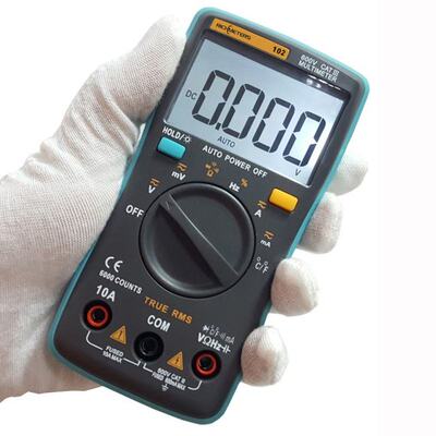 极速Digital Multimeter Teuster RM102 101 409B Multimetro DC
