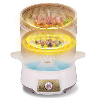 koo72512cuc多功能竹电蒸蒸锅用电蒸笼全自家动早餐机煮蒸包子竹