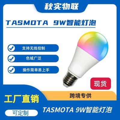 TASMOTA 智能灯泡 9W 与 Home Assistant ESP8266 MQTT 配合使用