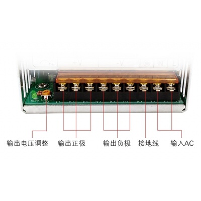 明纬320W开关电源型号S-320-24 24V13.3A 5V12V15V36V48V质保3年