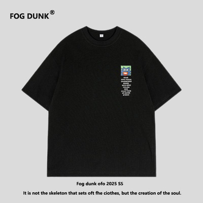 FOGDUNK美式重磅休闲短袖T恤
