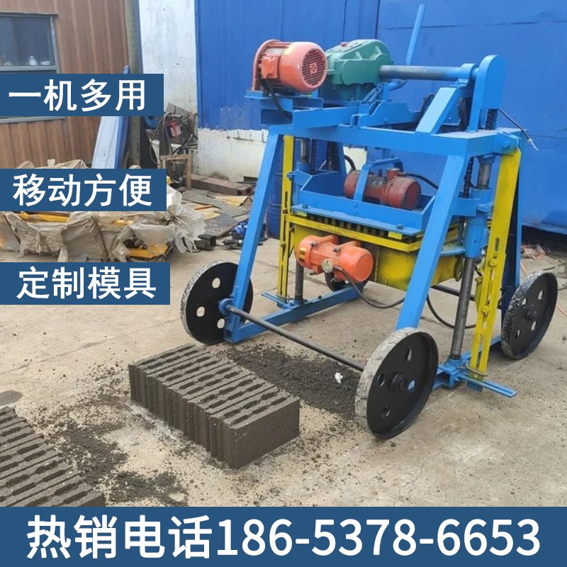 小型制砖机空心水泥家用全自动免烧制砖机制砖设备