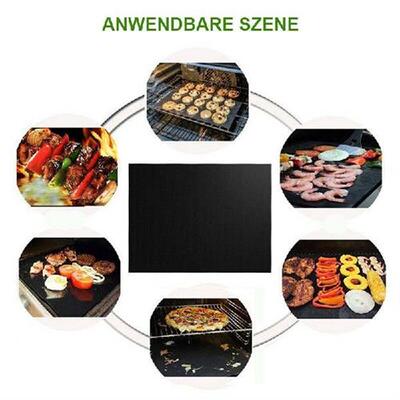 新品5pcs Nonstick BBQ Roasting Mat BarbeQcue Mats Sheet