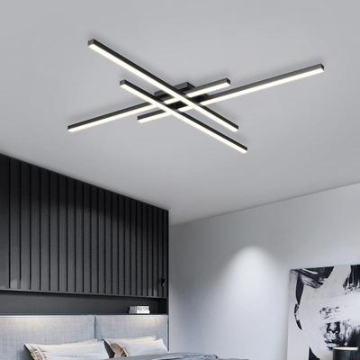 方形卧室灯客厅灯led吸顶灯北欧极简创意led吸顶灯条形灯具