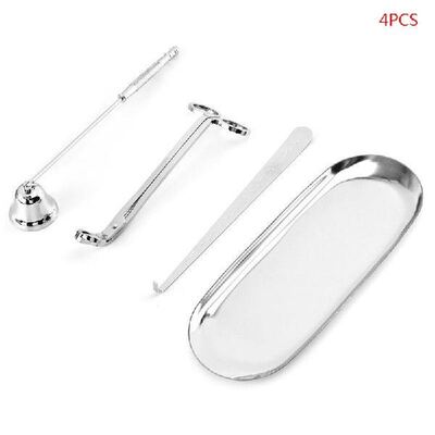 极速4 Pcs Candle Accesstory Set Snuffer Wick Trimmer Dipper
